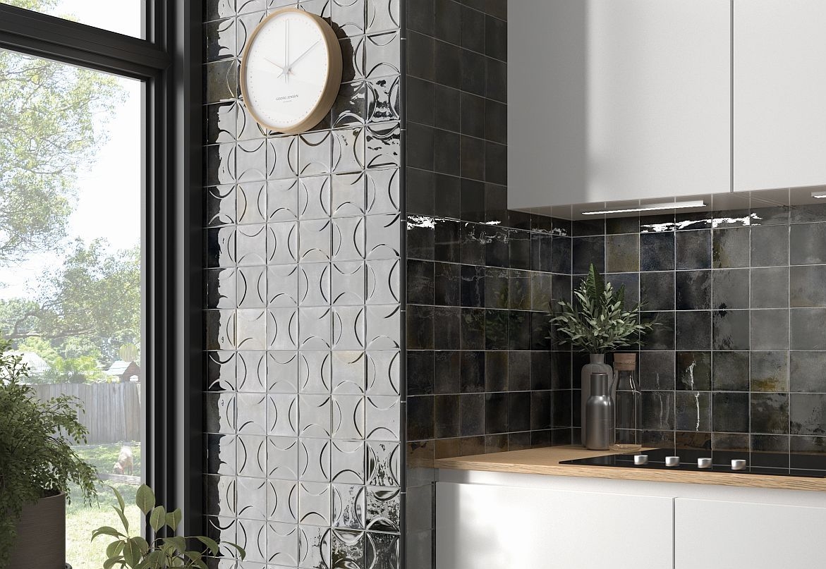 Obklad EQUIPE Hanoi Arco Wild Olive 6,5X20 Zelená VEN030062 | tilendo.cz | Lidé, dlažby, obklady.