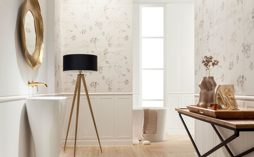 Obklad TUBADZIN Obklad Mild Garden White 1 Struktura Mat Rek | tilendo ...