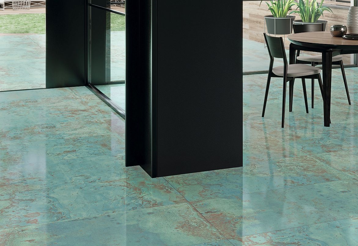 Dlažba i obklad APAVISA Zinc Green Skin 59,6x119,3 Zelená 84 | tilendo ...